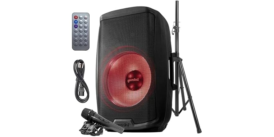 Gemini Sound Bluetooth DJ PA Speaker Set