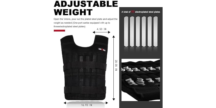 LEKARO Weighted Vest