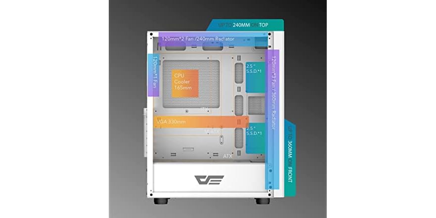 darkflash Mesh PC Case (Open Box)