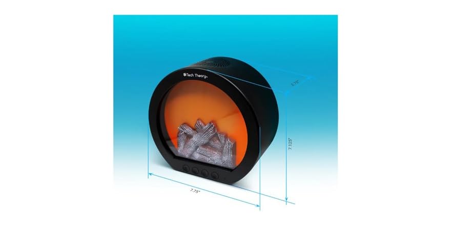 Tech Theory Fireplace Bluetooth Wireless Speaker