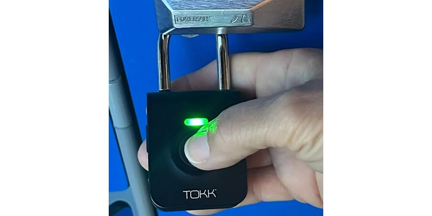 TOKK Fingerprint Dual Function Lock PL7001 - Black
