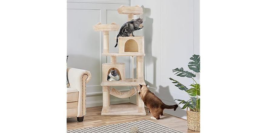 Yaheetech Cat Tree, 62.2"