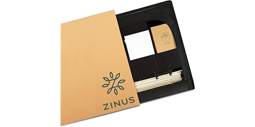 Zinus Gerard Faux Leather Bed Frame