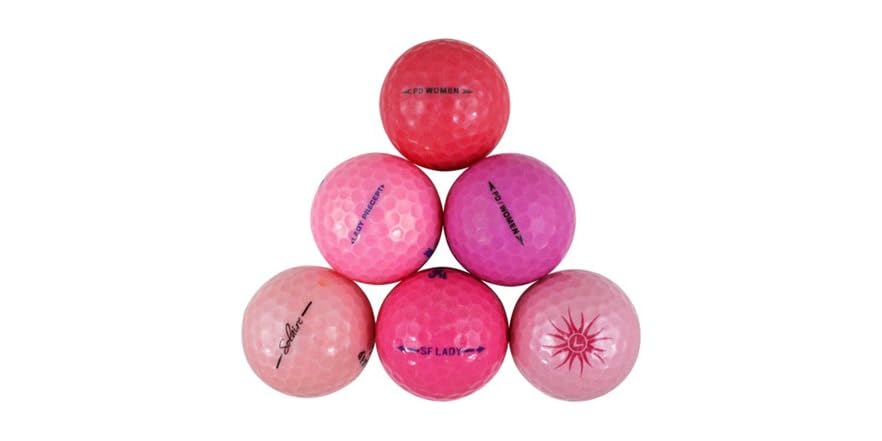 36pk of Pink Proline Mix Golf Balls