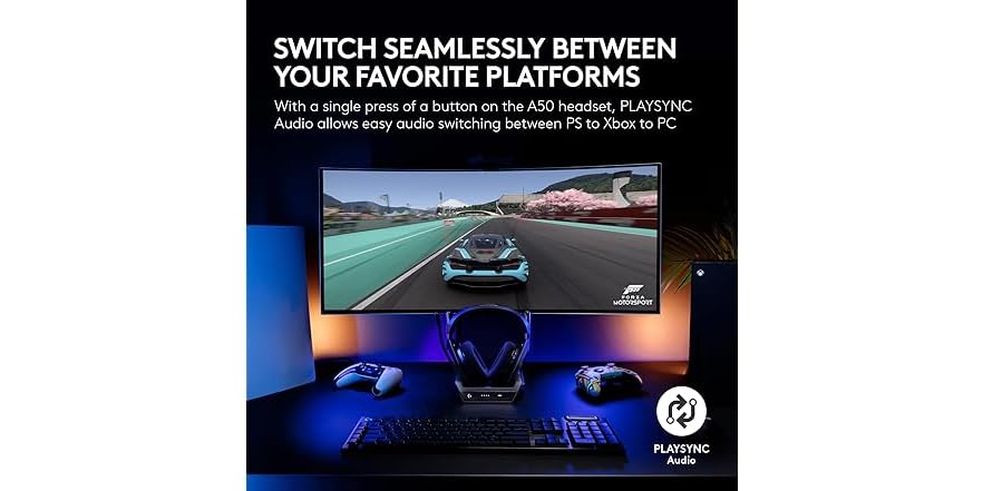 Logitech G Astro A50 Wireless Headset with Base