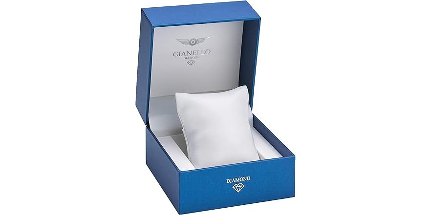 Gianello Mens Diamond Tank Case Watch