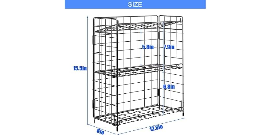 TISEMENT 3-Tier Countertop Snack Rack