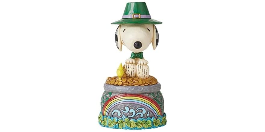 Snoopy Pot of Gold, Figurine, 5.9"