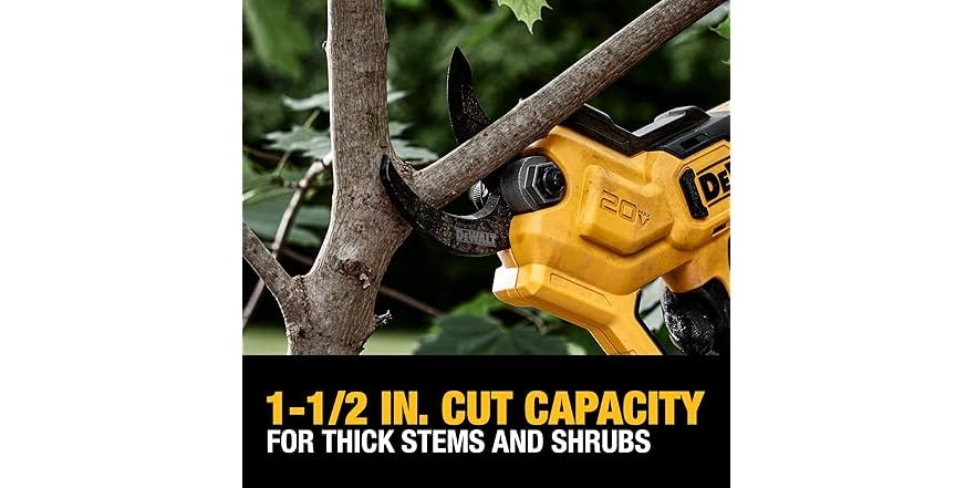 DEWALT DCPR320D1 20V MAX 1.5in Cordless Pruner Kit