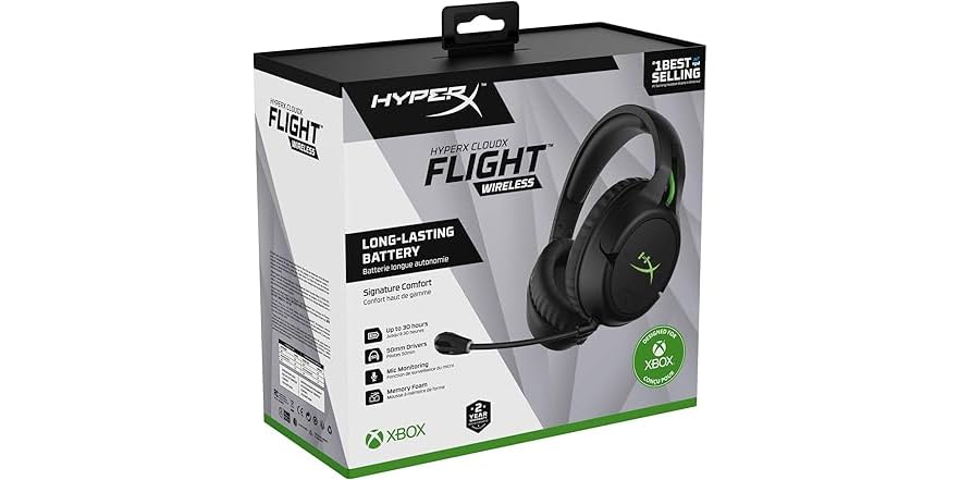 (NEW) HyperX CloudX Flight Wireless Gaming Headset