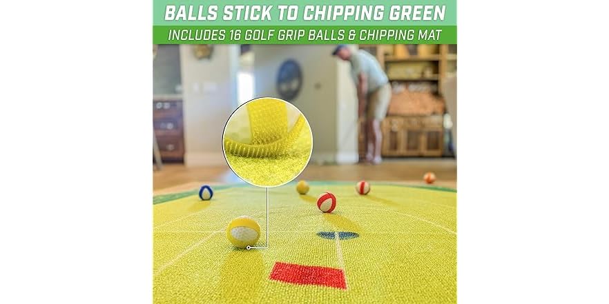 GoSports Chip N' Stick Golf Games with C