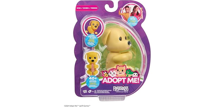 Fingerlings Fingerlings Adopt Me! x Dog, Interactive P