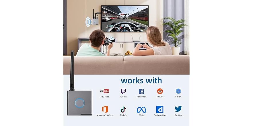 BRAIDOL Wireless HDMI Display Dongle Adapter