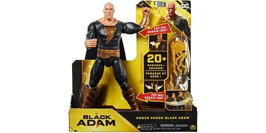 DC Comics Power Punch Black Adam Figure