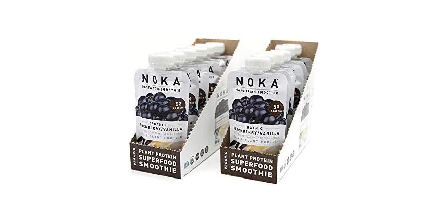 NOKA Superfood Pouches (Blackberry Vanilla) 12 Pack