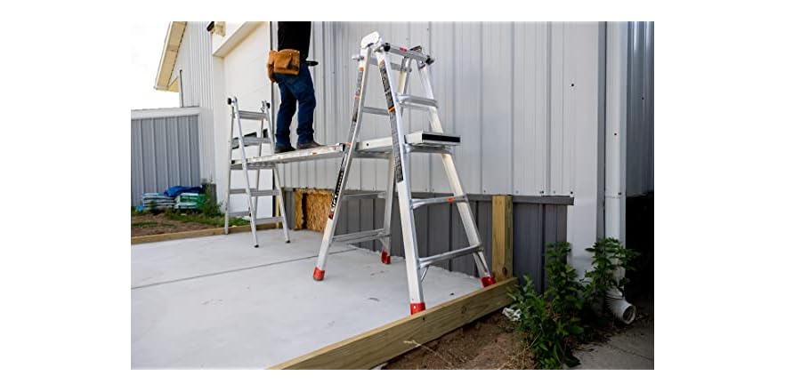 Lift Ladders 22 ft. Reach Aluminum Multi-Position Ladder