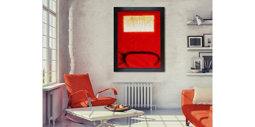 Mark Rothko - White over Red