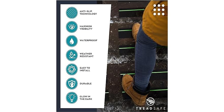 TreadSafe Glow In The Dark 2"x15ft Roll