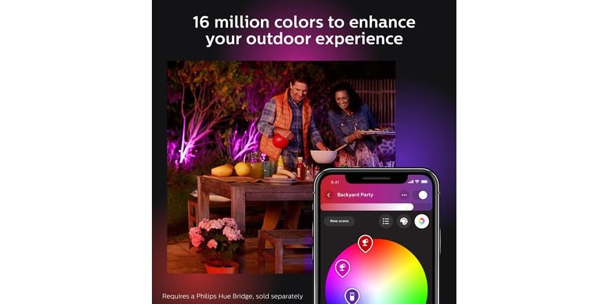Philips Hue Outdoor Spot Light Base Kit