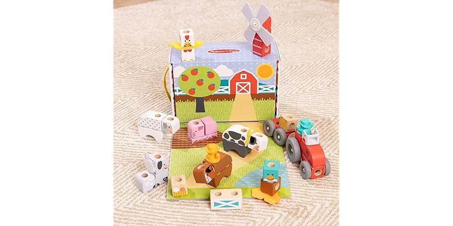 Melissa & Doug Blockables™ Farm and Farm Friends