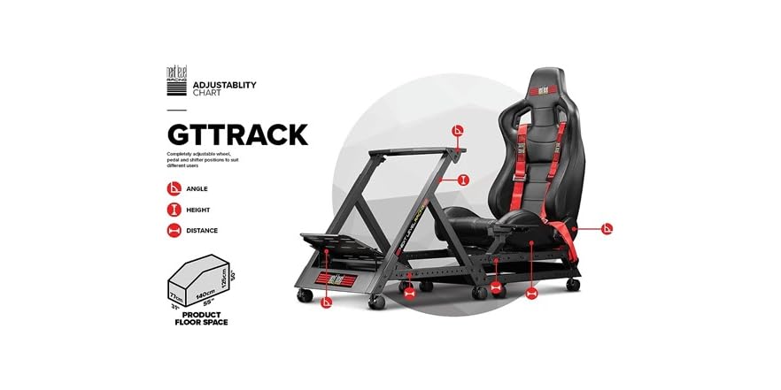 Next Level Racing Racing Simulator Cockpit GTTrack