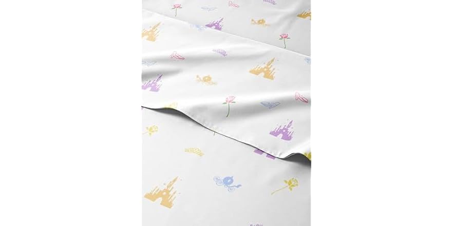 3 Piece Twin Kids Princess Sheet Set