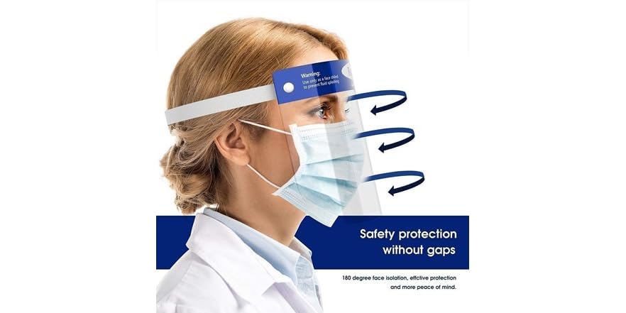 Reusable Face Shields (10-Pack)