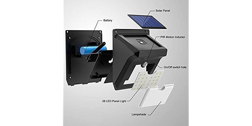 GlowLight Solar PIR Sensor