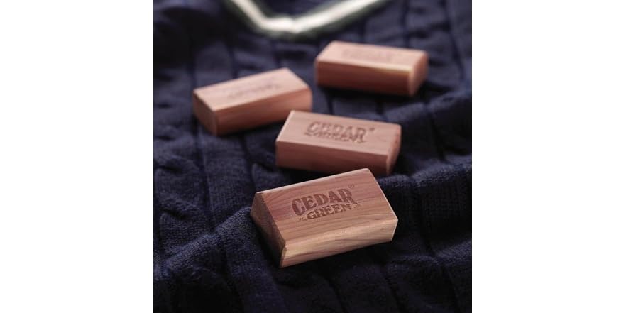 36-Piece Cedar Green Aromatic Cedar Blocks