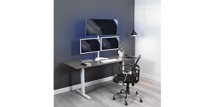 Heavy Duty Triple Monitor Desk Stand