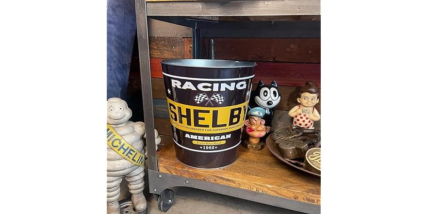 Shelby Racing Tapered Metal Trash Bin