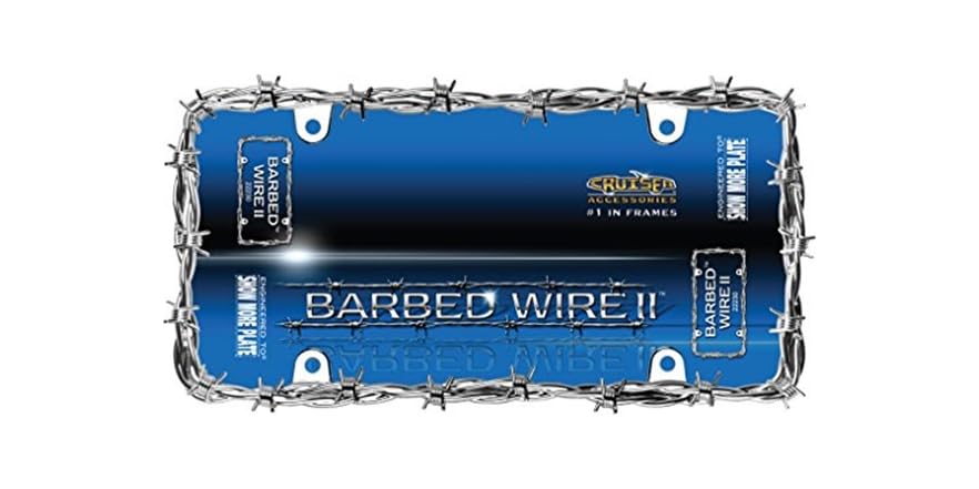 Cruiser Accessories Chrome Barbed Wire II Frame