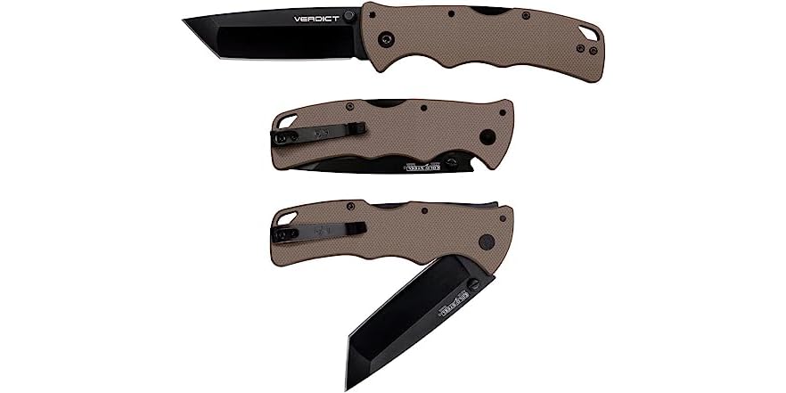 Cold Steel Verdict AUS10A 3in Tanto Point Blade