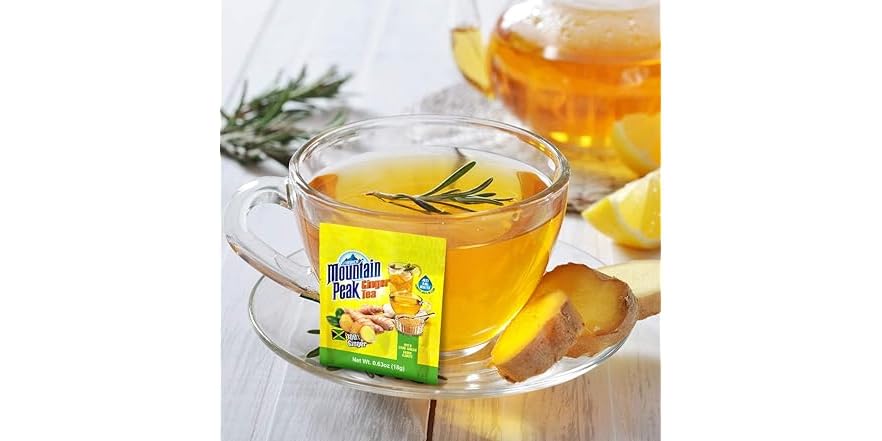 Jamaica Mountain Peak Ginger Instant Tea 10 Sachets