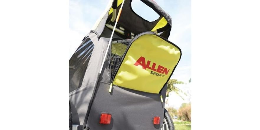 Allen Sports Premier 2-Child Aluminum Bike Trailer/Stroller