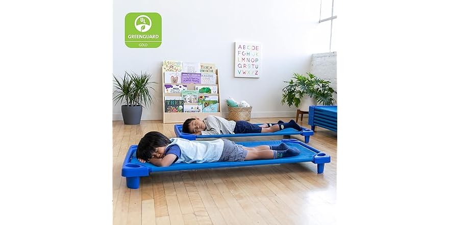 ECR4Kids Streamline Cot, 6 pack