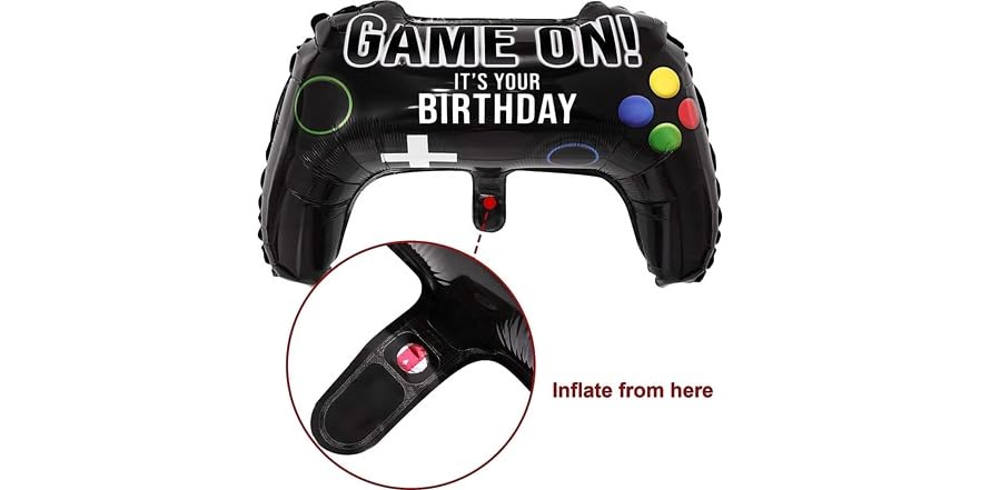 16 Pack Video Game Controller Balloons