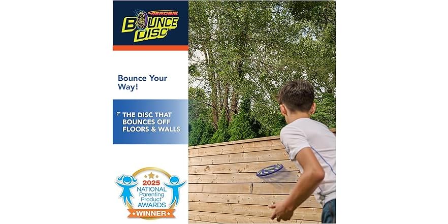 Aerobie Bounce Disc, Throwing Disc Toy
