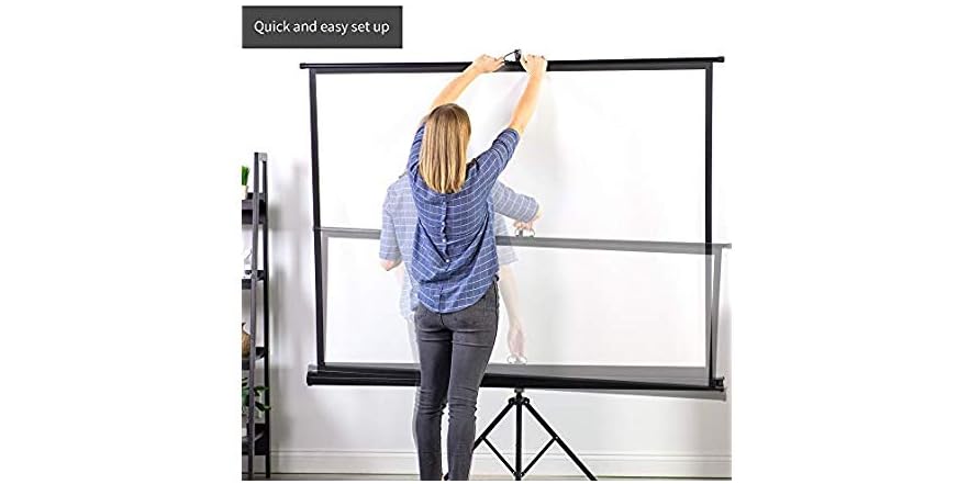 VIVO 100 inch Portable Projector Screen