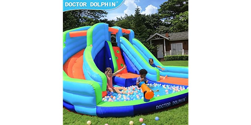 Doctor Dolphin Double Slide Water Castle