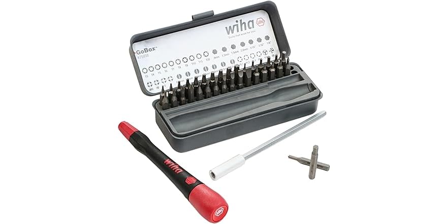 Wiha 75958 Piece GoBox Precision Micro Bit Set