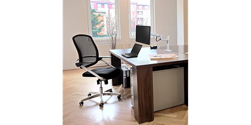 Ergotron – LX Single Monitor Arm, VESA Desk Mount – for Moni (Open Box)
