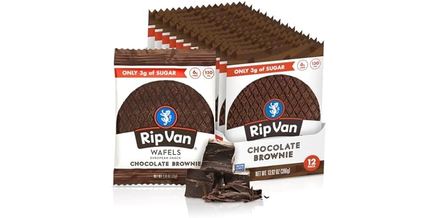 (36ct) Rip Van Wafel Chocolate Brownie