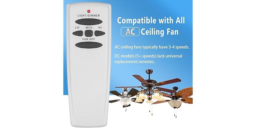 Universal Ceiling Fan Remote Kit