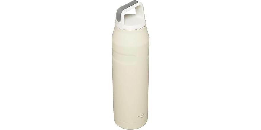 Stanley IceFlow Cap Bottle, 36 oz, Cream Glimmer