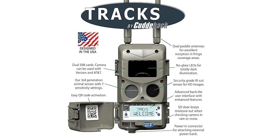 Cuddeback Tracks Solo Cell Camera