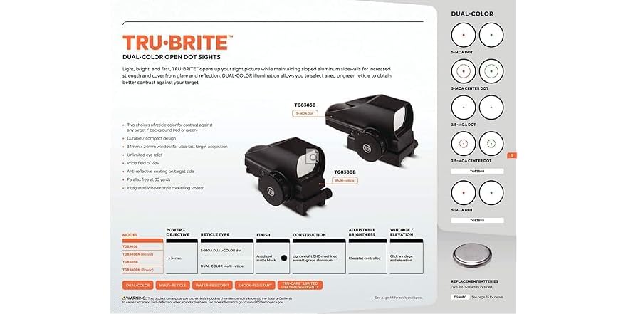 TruGlo TG-TG8380B TruBrite Multi Reticle