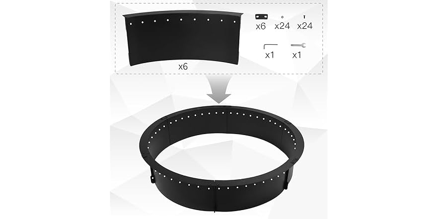 Outafurnia 40 inch Fire Pit Ring