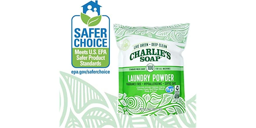 Charlie’s Soap Laundry Powder- 100 Loads