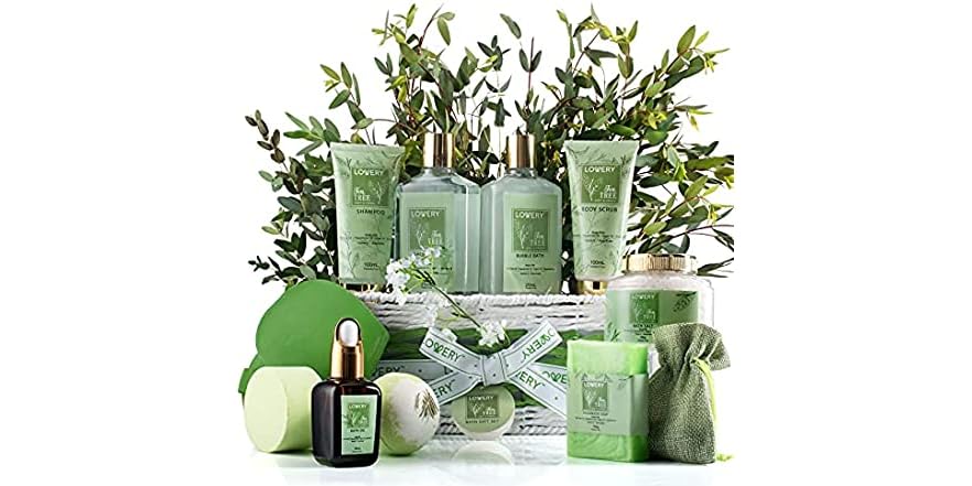 Lovery Tea Tree Bath Set, 15pc
